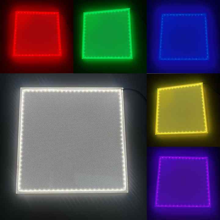 Custom Size Shape LGP panel Frameless Acrylic LED Backlight Panel For ...