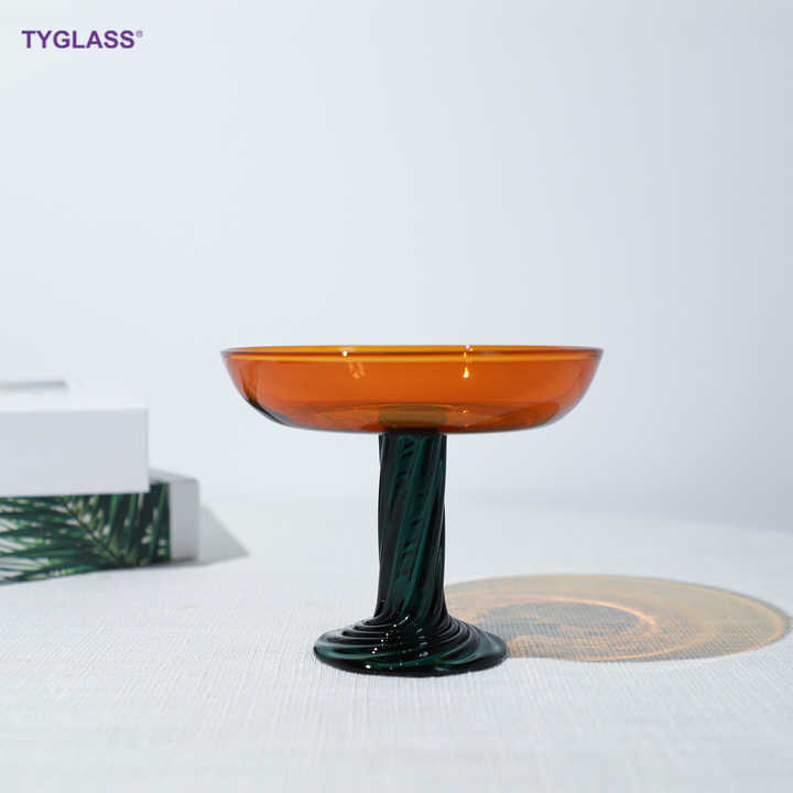 Wholesale Colored Glass Plates Tableware Dinner Plate Living Room ...
