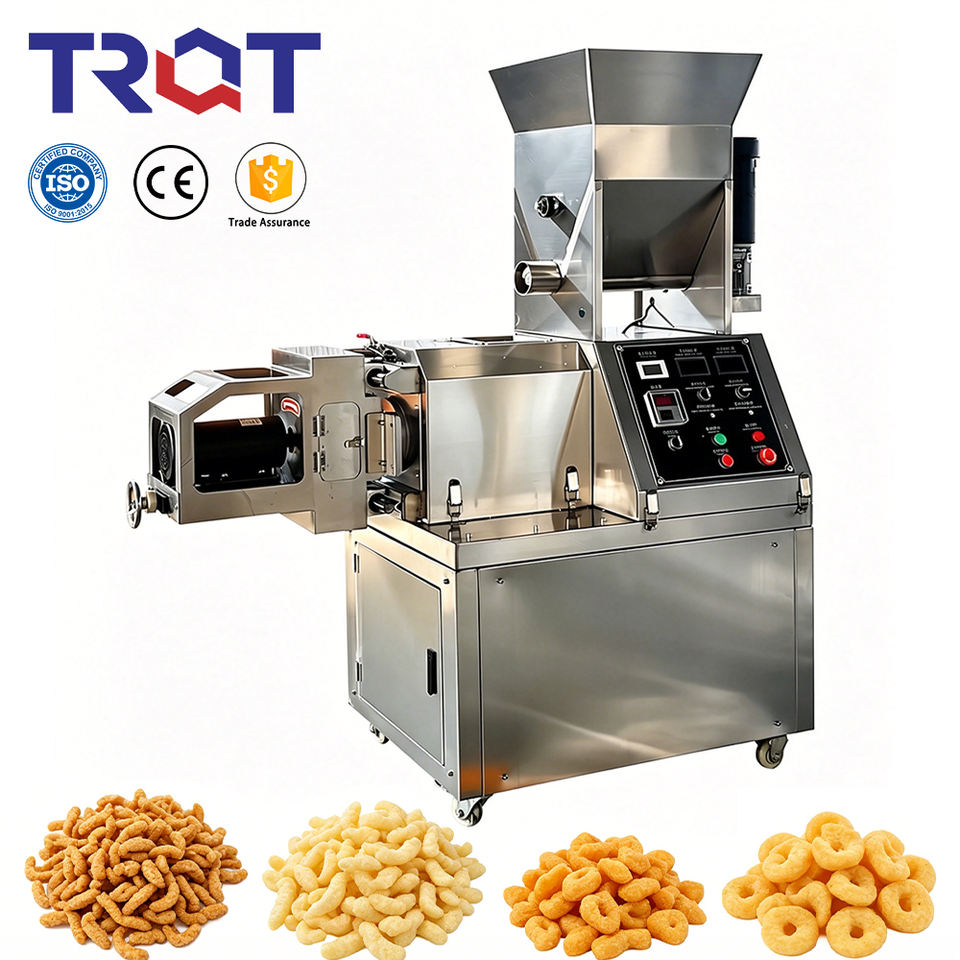 Industrial Rice Crust Making Machine Automatic Snack Food Extruder ...