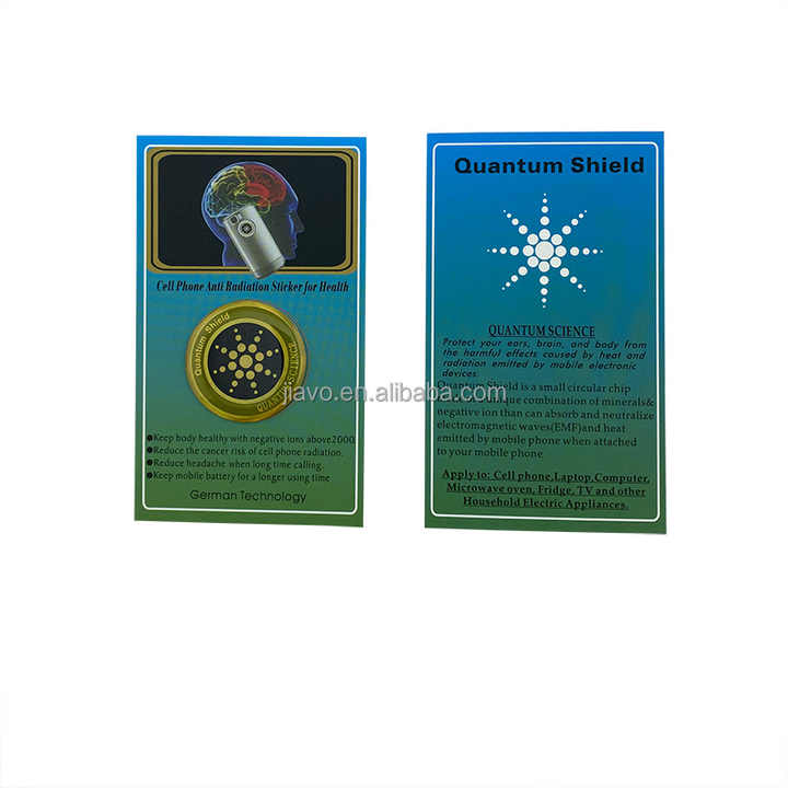 Anti EMF Radiation Shield Radiation Sticker OEM Your Own Design Box ...
