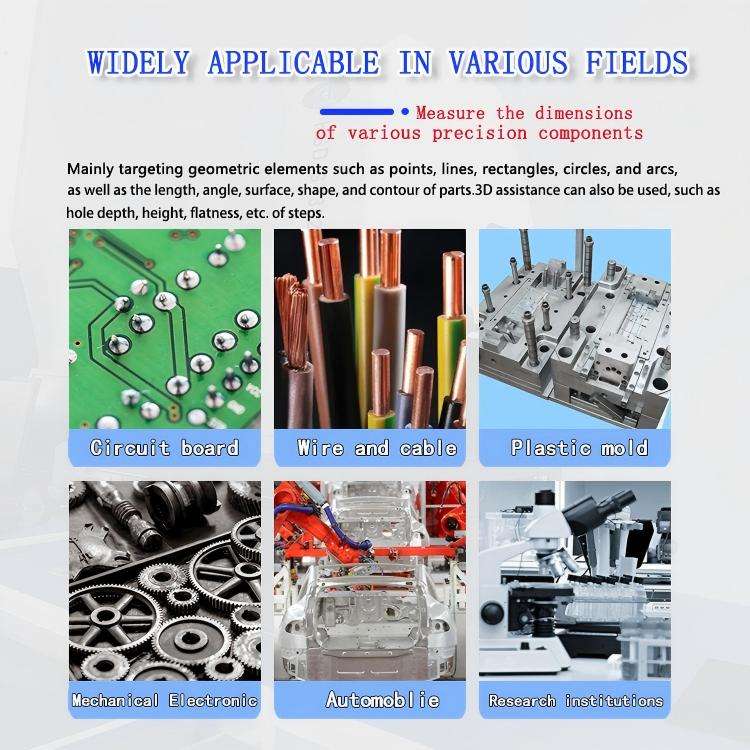Huishida Fully Automatic Video Measuring Instrument System 2D 3D Vision ...