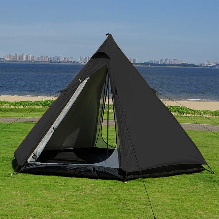Outdoor Ultralight Pyramid Tent - Ideal for 4 Person Camping