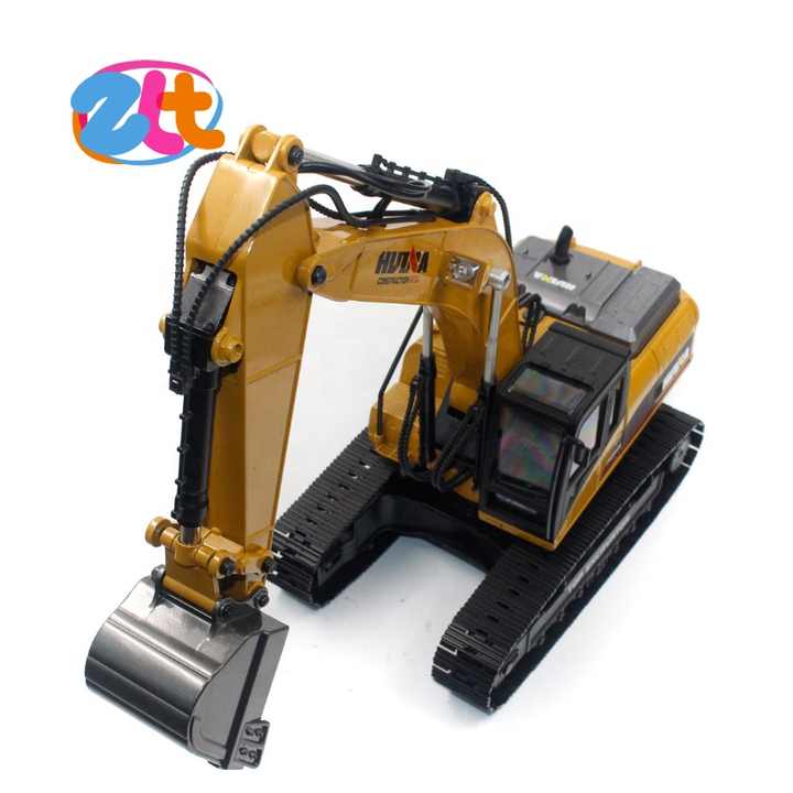 Huina 1580 rc excavator full metal 23ch-RTR truck 1:14 580 big professional excavator| Alibaba.com