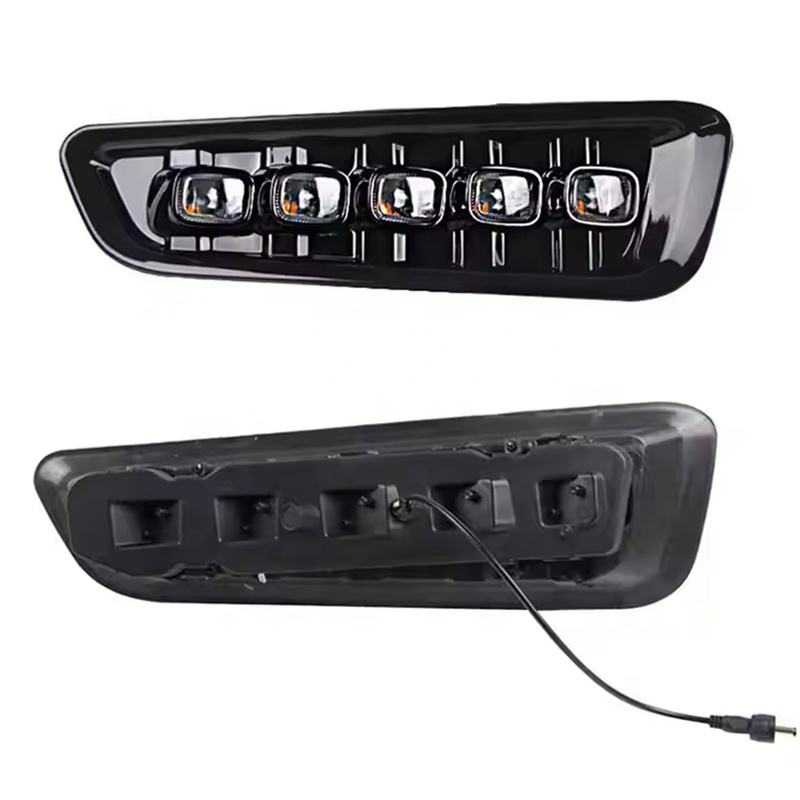 White Amber Switchback LED DRL Fog Light Kit for Ford F150