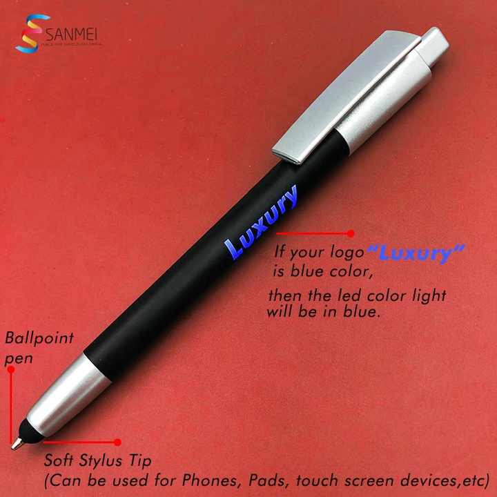 Customized Laser Logo Pen - Light up Promotional Pen
