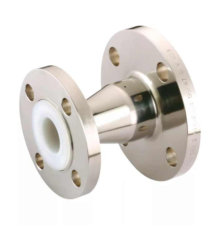 AISI 304 316 EN10213 1.4308 1.4408 PFA PTFE Lined Fitting Flanged ...