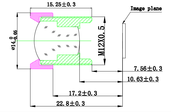 3MP 12mm M12 Lens for Outdoor Hunting & Security Cameras | 1/2.7-inch Sensor, f2.0 Aperture ...