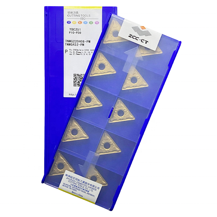 ZCC TNMG YBC251 TNMG220408-PM Carbide Inserts for CNC Turning