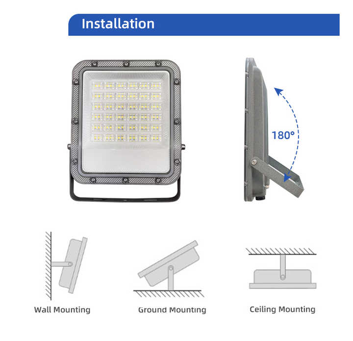 IP65 Linear LED Flood Light 200W Wall Mounted for Hotels and Stadium ...