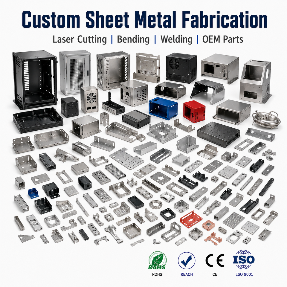 Laser Cutting Sheet Metal Fabrication Service Iron/ Steel / Aluminum ...