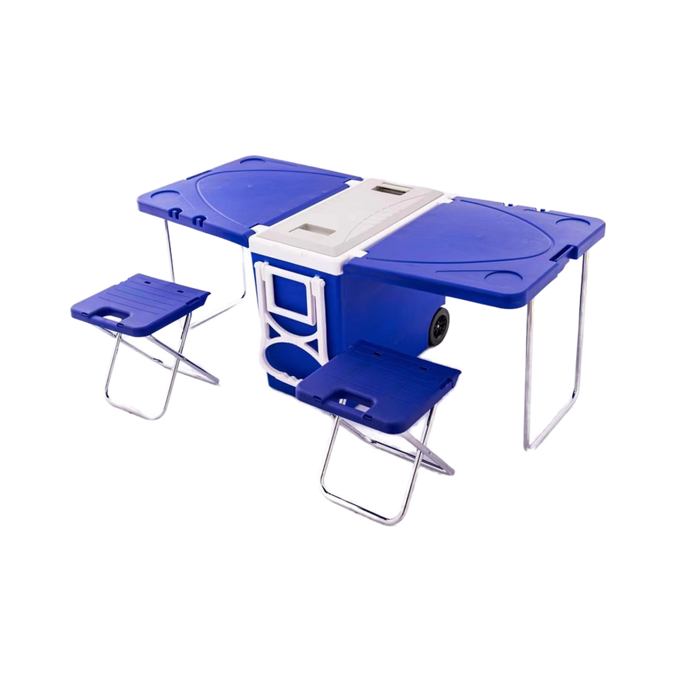 Portable Outdoor Folding Cooler Box 28L Multi-functional Insulated Ice ...