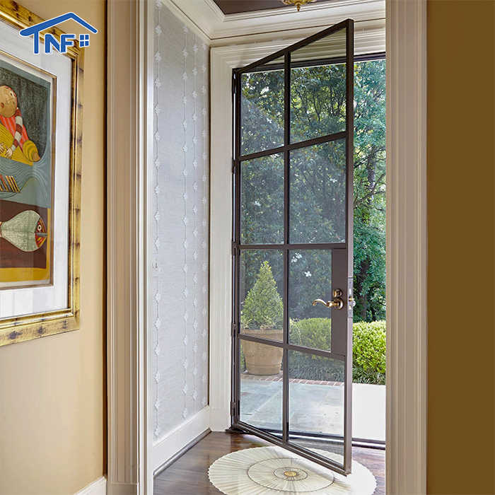 Unbreakable Aluminum Alloy Swing Glass Doors for Villas
