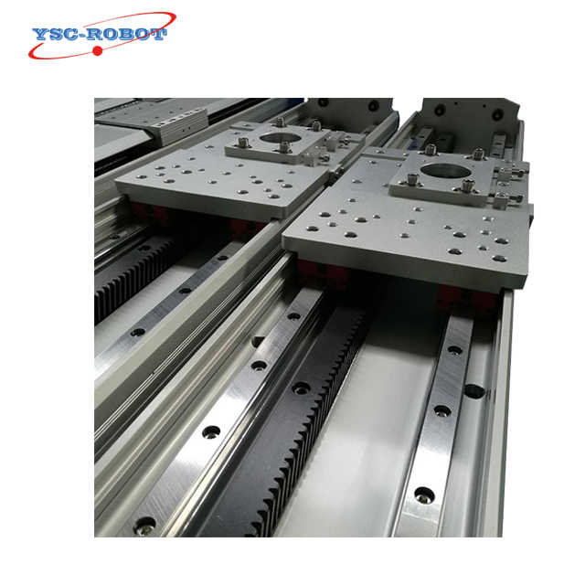 Heavy Duty CNC Motorized XYZ Gantry Robot System Rack and Pinion Guideway Slide Table Stage ...