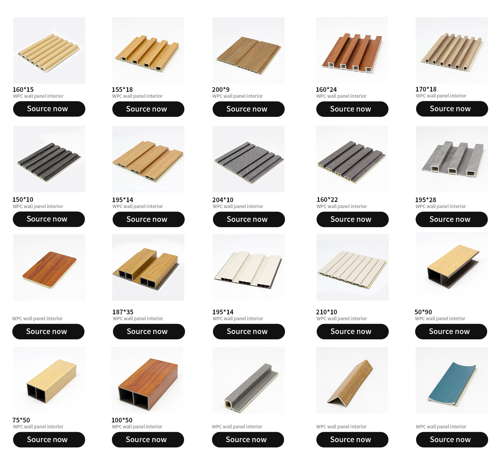 Customized Indoor Decorative WPC Wall Panel Wholesale - High Quality ...