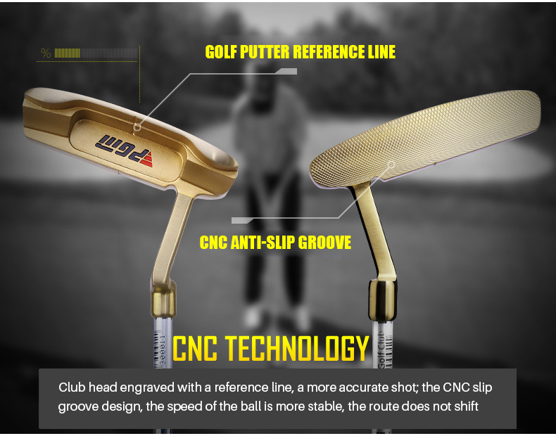 PGM TUG013 Golf NSR II Men Soft Stainless Steel CNC Putter-企业官网