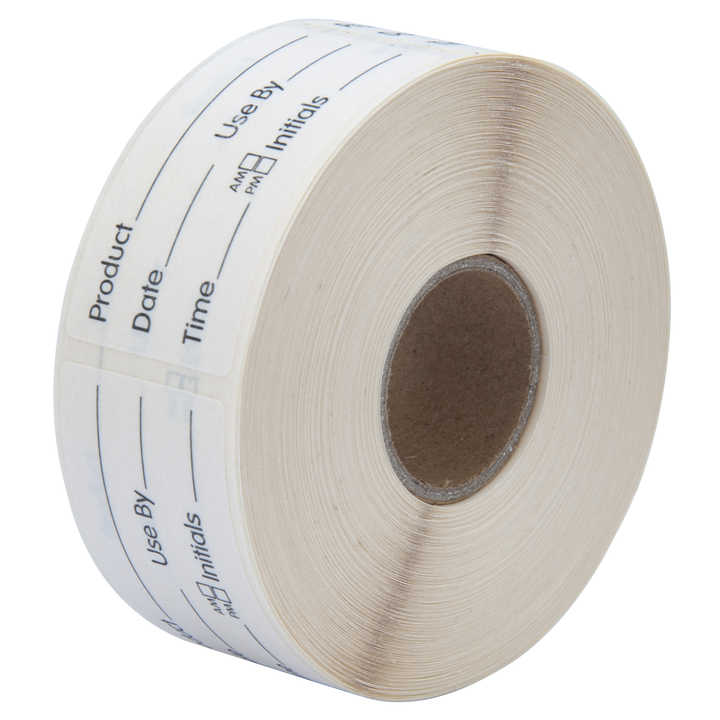 L LIKED Food Safety Dissolvable Label - 1x2 Inch Customizable