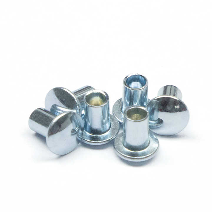High Material Custom Iron Blue Zinc Plating Galvanized round Head Rivet ...
