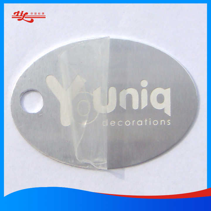 Custom Aluminum Etched Name Plate Tags - Stainless Steel