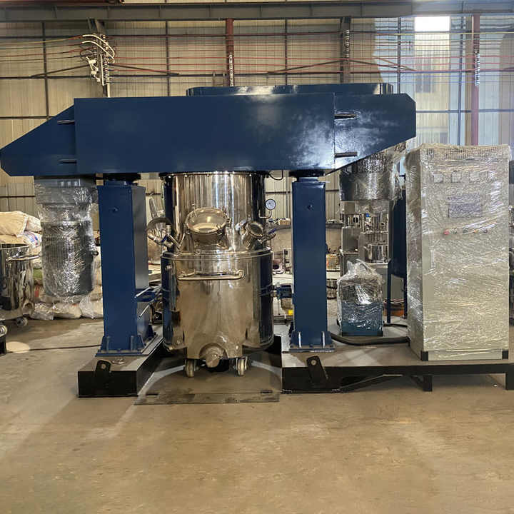 Lithium Slurry Planetary Mixer High Viscosity Dual Shaft Mixer Vacuum Dual Shaft Mixer for ...