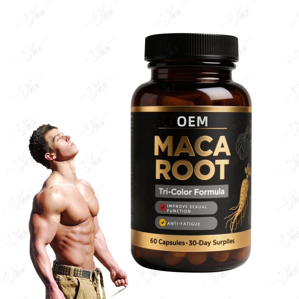 OEM Maca Root Capsules for Men to Boost Vitality Stamina and Hormonal ...