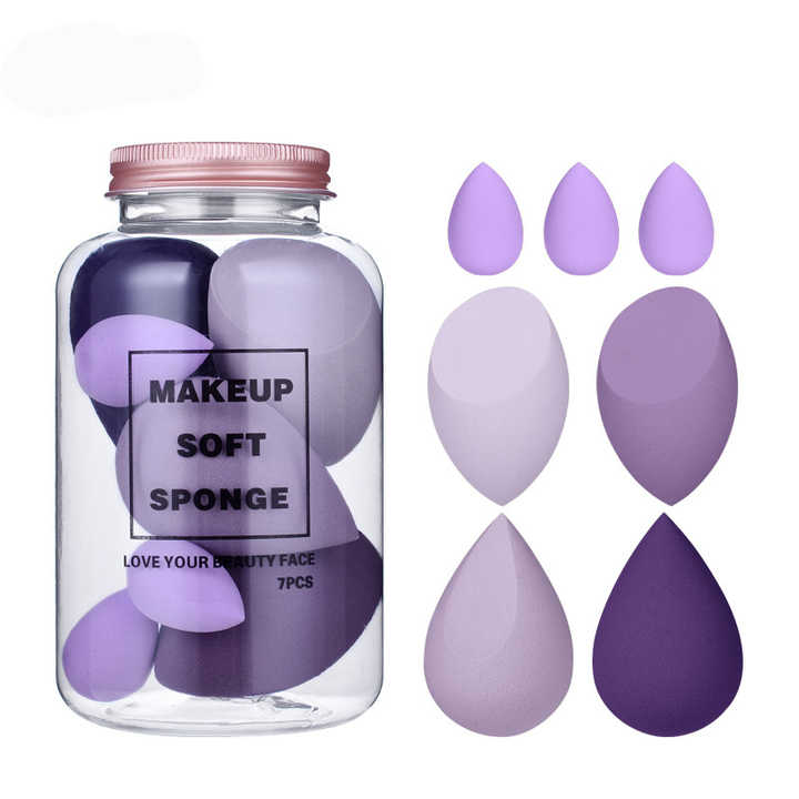 7pcs Puffy Makeup Blender Private Label Mini Sponge Beauty Egg Soft ...