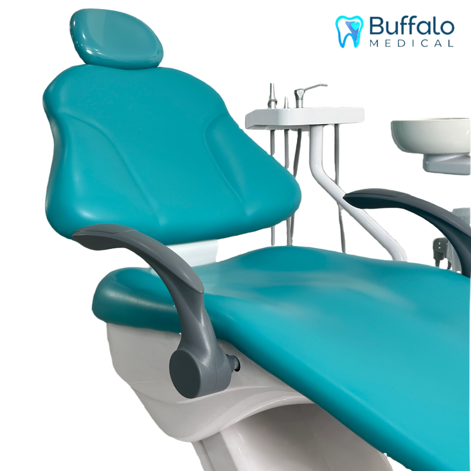 Buffalo Electric Metal Ergonomic Dental Chair with Low Entry Height and ...