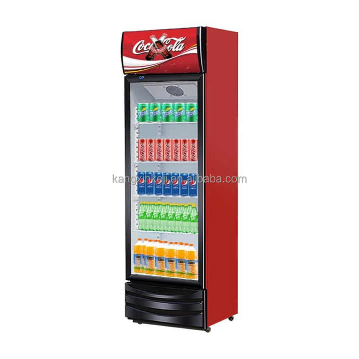 Commercial with Glass Door Upright Freezer Display Case