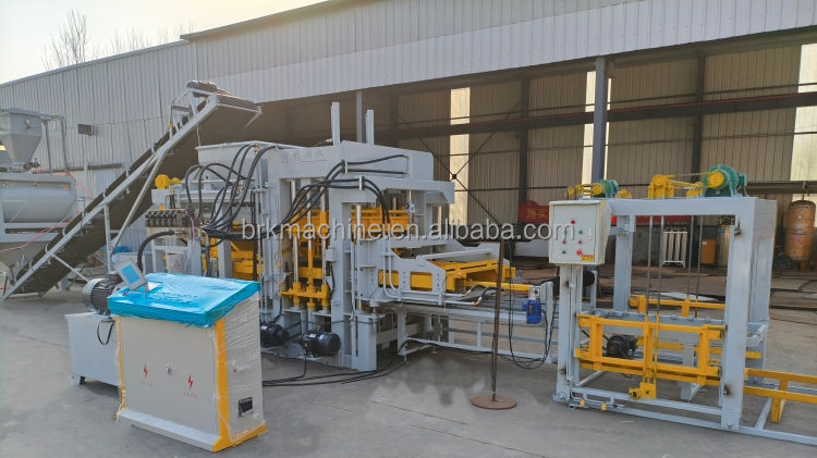 BRK QT10-15 PLC Fully Automatic Brick Production Line for Hollow ...