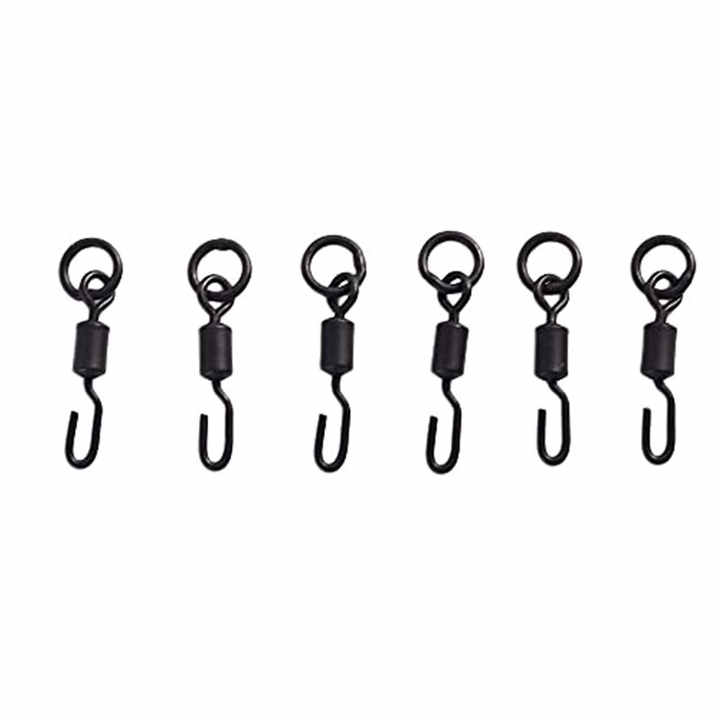 TOPIND High Quality Matt Black Quick Change Rolling Spinner Swivels ...