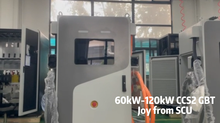 SCU level 3 CCS2 Type 2 DC fast electric vehicle charging station CE ...