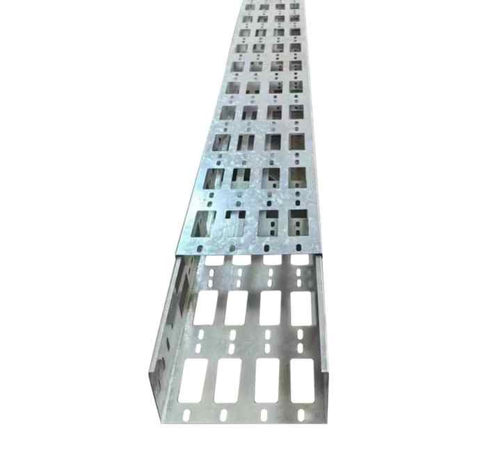 JS Industrial Cable Tray Steel Ladder Tray Perforated Design for ...