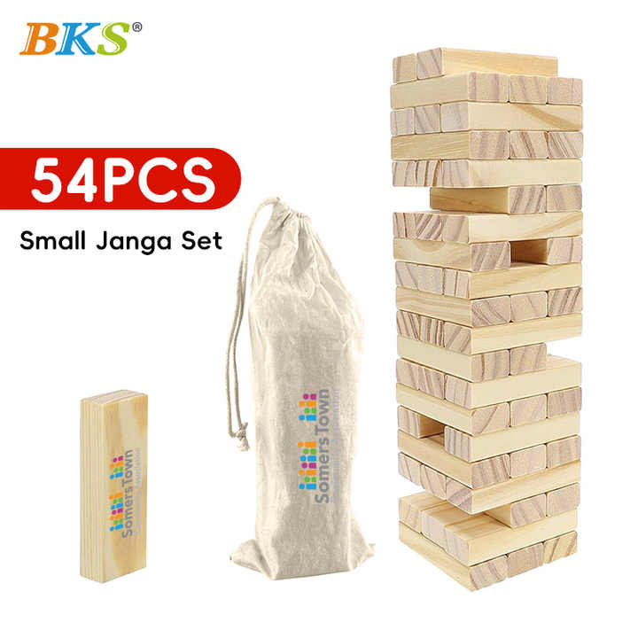 Premium Mini Wooden Tumble Tower - Fun for All Ages