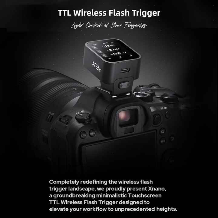 GODOX X3S Wireless Flash Trigger - Reliable Sony Compatibility