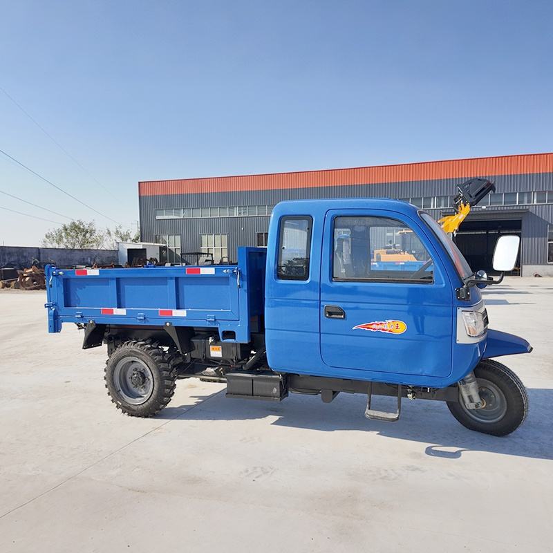 250cc Petrol Engine Rickshaw Diesel Dump Tricycle Three Wheeled 3tons ...