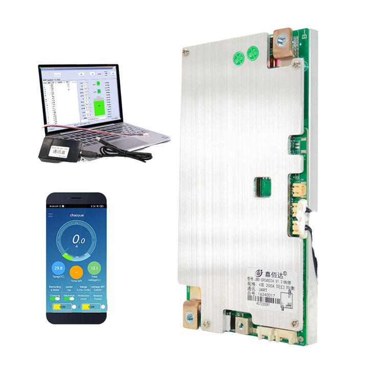 Jiabaida BMS 4S 12V RS485 Lifepo4 Li-ion Battery Management System 20A 30A 50A 80A PCBA Jiabaida ...