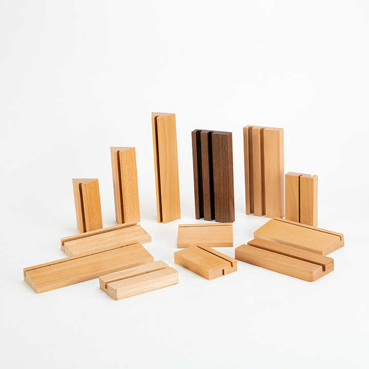Beech Craft Card for Home Decoration Creative Gift Wood Calendar Stand ...