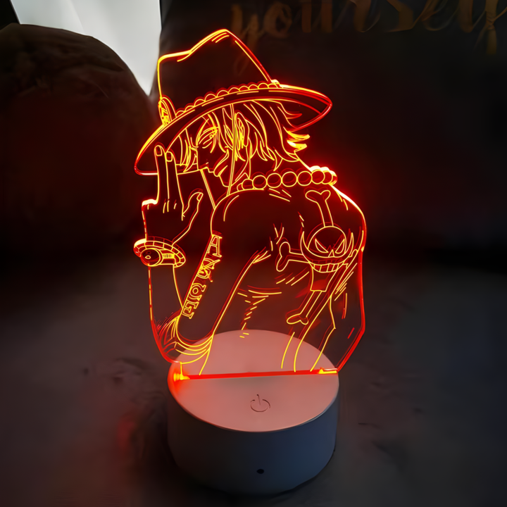 Roronoa Zoro Figure LED Night Light - Japanese Anime Gift