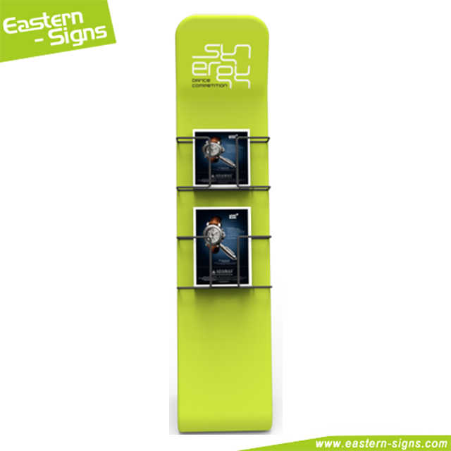 Durable Portable Brochure Catalogue Flyer Shelf Stand