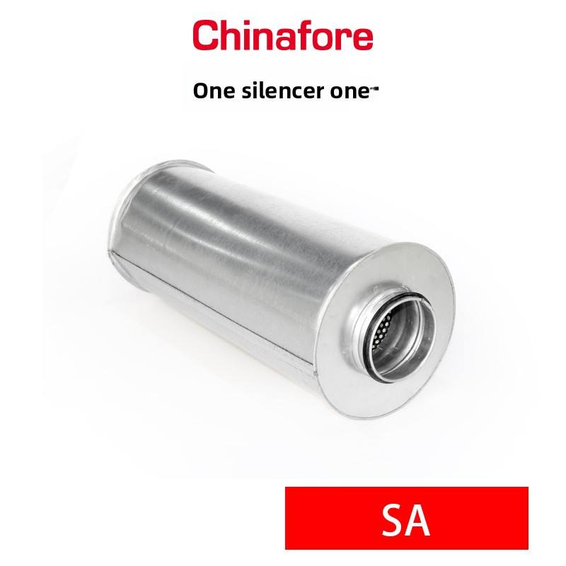 Spiral Silencer Duct Fire Resistant High Temperature Resistant Noise ...