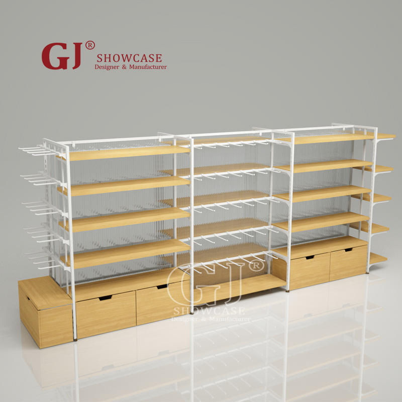 Miniso Store Furniture - Wood Display Racks for Cosmetics
