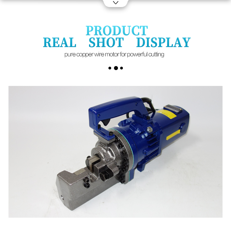 RC-25 Hydraulic Electric Rebar Iron Cutter - Portable & Efficient