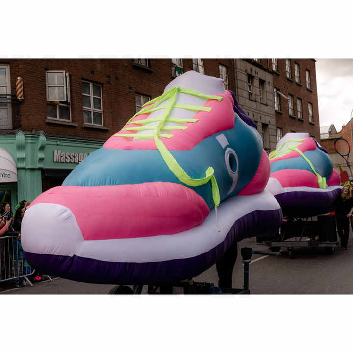 Huge Inflatable pink Shoes Model Parade Balloons Inflatable Sneaker ...