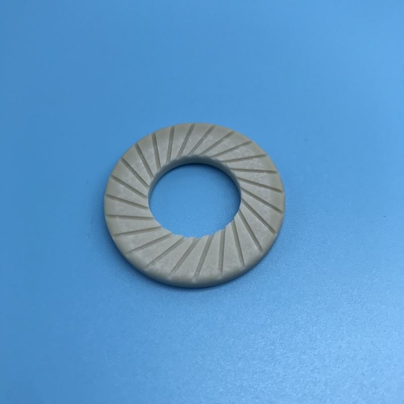 Groove Aluminum Nitride Ceramic Washer AlN Ceramic Ring for Heat ...