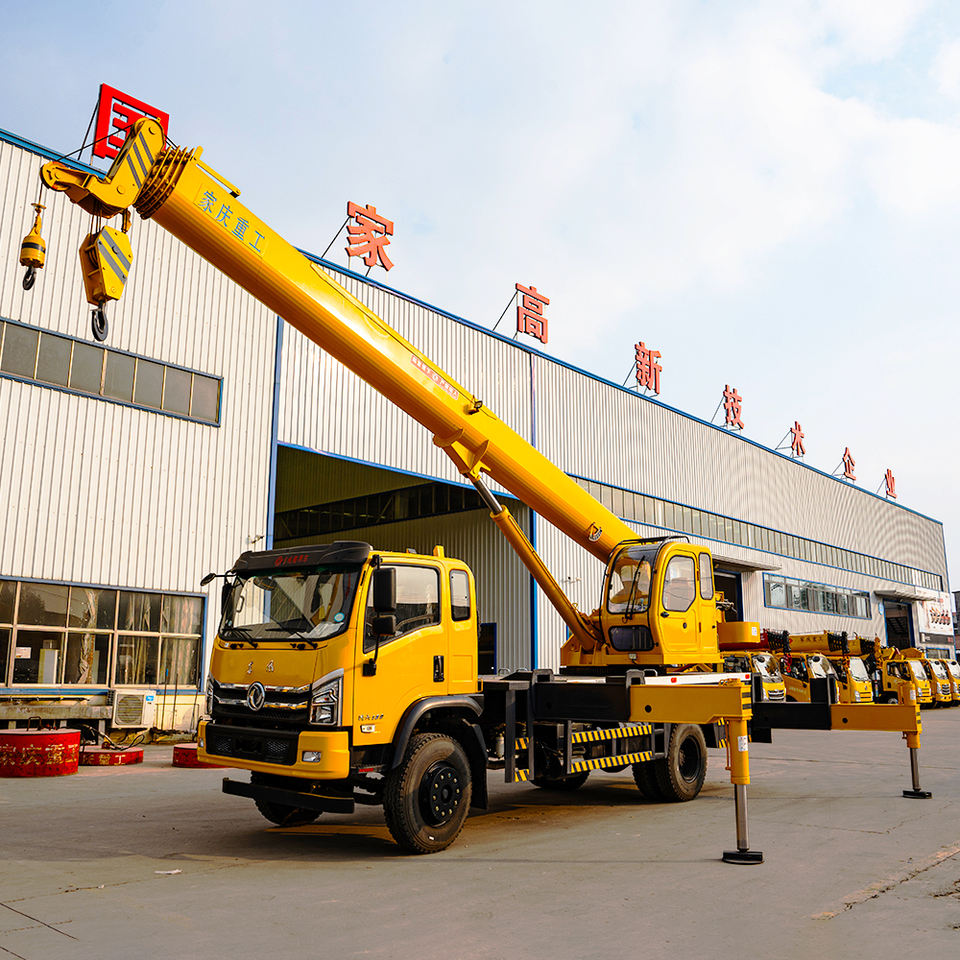 JQCM Newest DONGFENG 15Ton Hydraulic Truck Crane High Efficiency ...