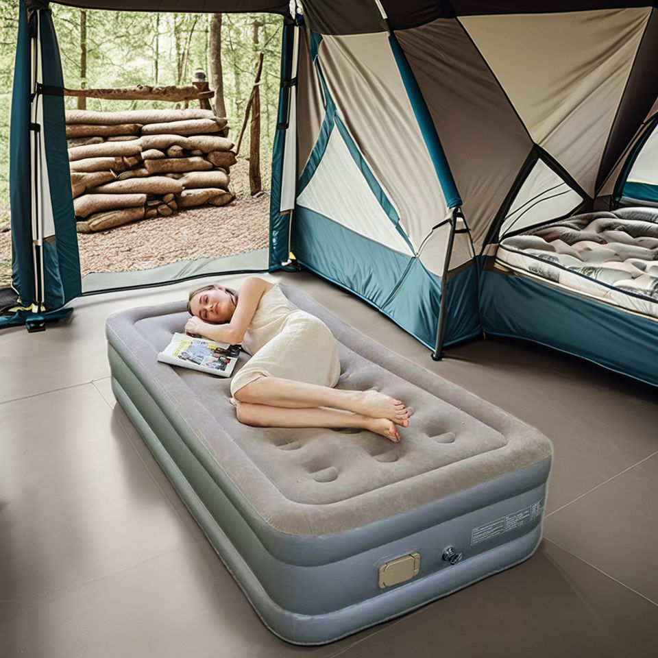 Automatic Self-Inflating Air Bed with Built-in Pump for Convenient Home ...