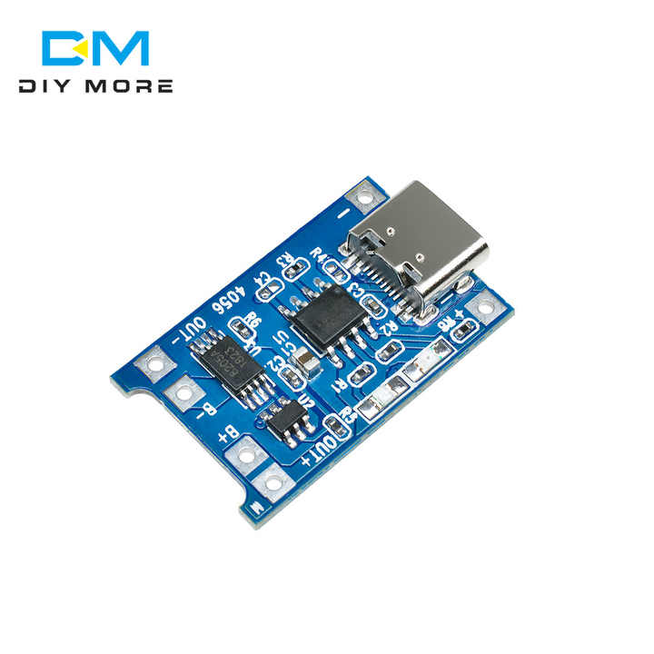 USB 5V 1A Li-Ion Battery Charger Module with Dual Protection