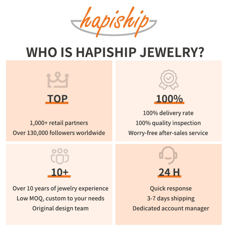 Hapiship Fashion Charm Bracelets Personnalisé Stainless Steel Women ...