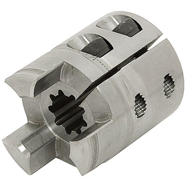 Cnc Turning SS304 Spline Hub with Flange DIN 14, KN36X42 Length 80mm ...