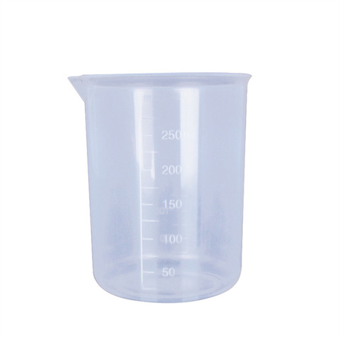 Kitchen Laboratory Plastic Beaker 250ml 300ml 400ml 500ml 600ml 1000ml ...
