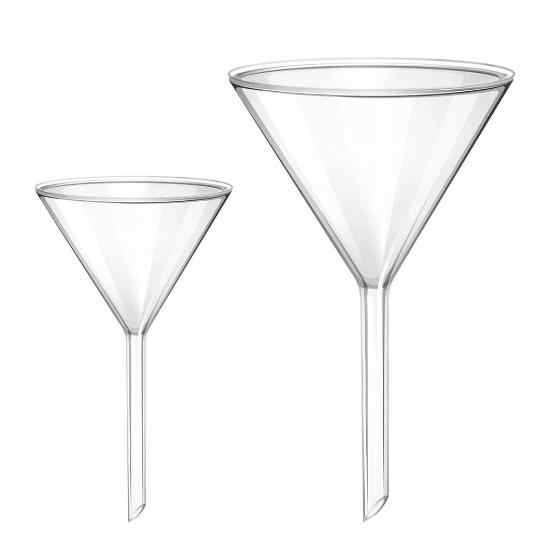Wholesale All Sizes 60 Approx Short Stem Glass Funnels for Laboratory ...
